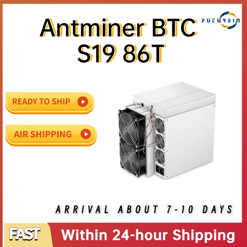Hot sale Bitcoin Asic Miner Antminer S19 90th/s 86th/s S19jpro 100th/s 104th/s Bitmain for BTC ...