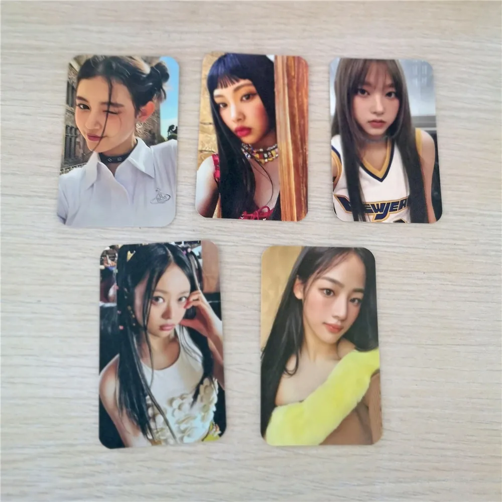 Kpop 5pcs New Jeans Photocards Lomo Cards Attention Album Photo Cards ...