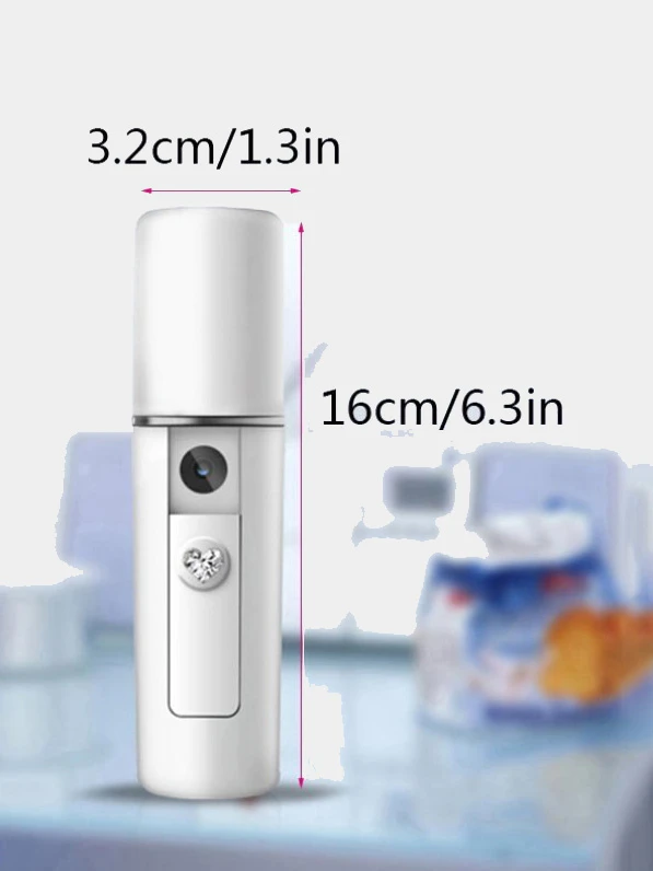Hand-humidifier-for-face-portable-mirror-with-USB-charging-nano-spray ...