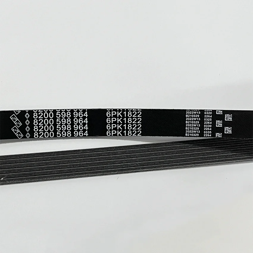 V-ribbed belt 6PK1822 8200598964 for Dacia Dokker Duster Logan Sandero ...