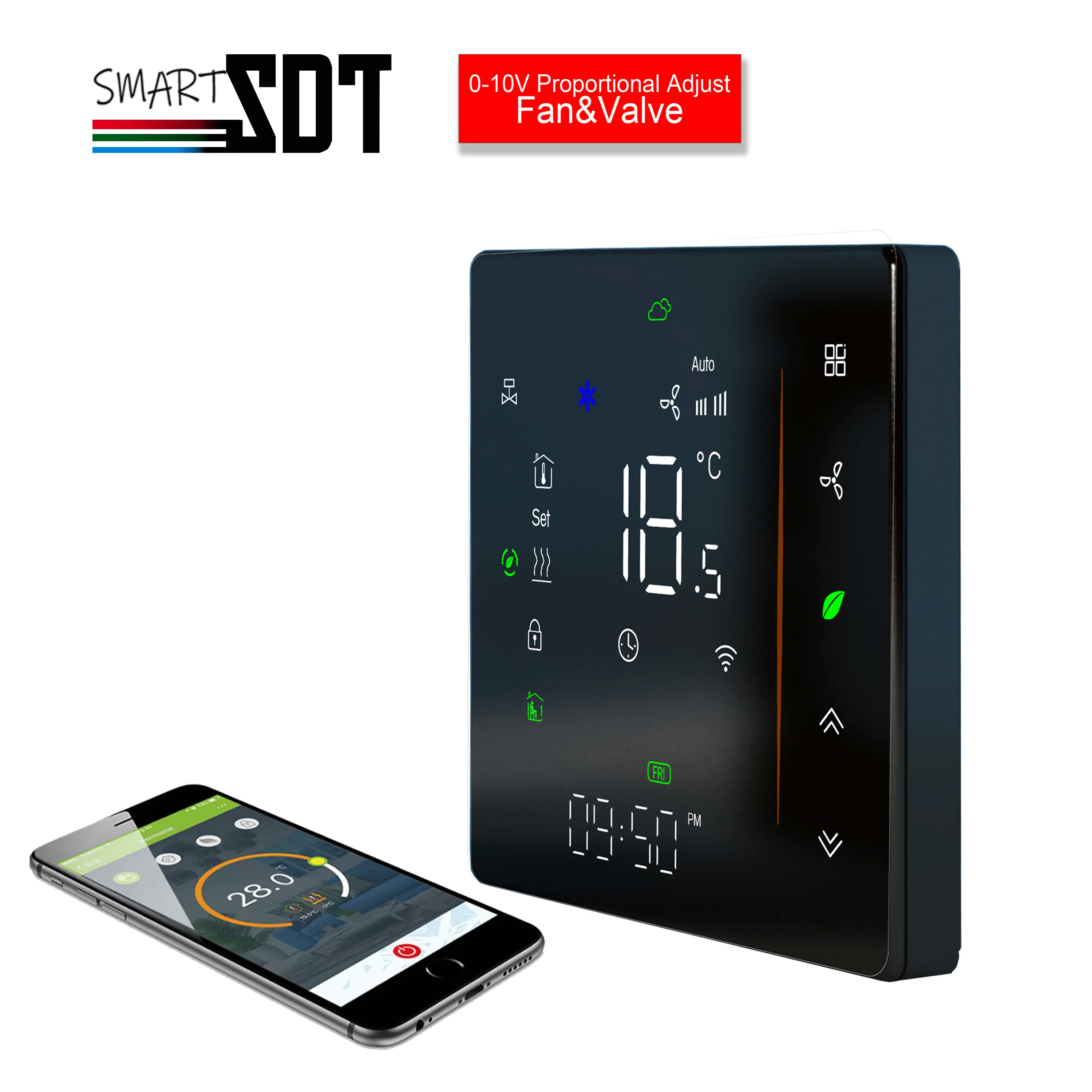 Fan-Valve-0-10V-Thermostat-ZIGBEE-WIFI-RS485-Protocol-Remote-Control ...