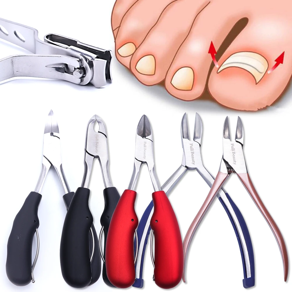 1pcs-Toe-Nail-Scissors-Cuticle-Nipper-Trimmer-Clipper-Tweezers-Pedicure ...