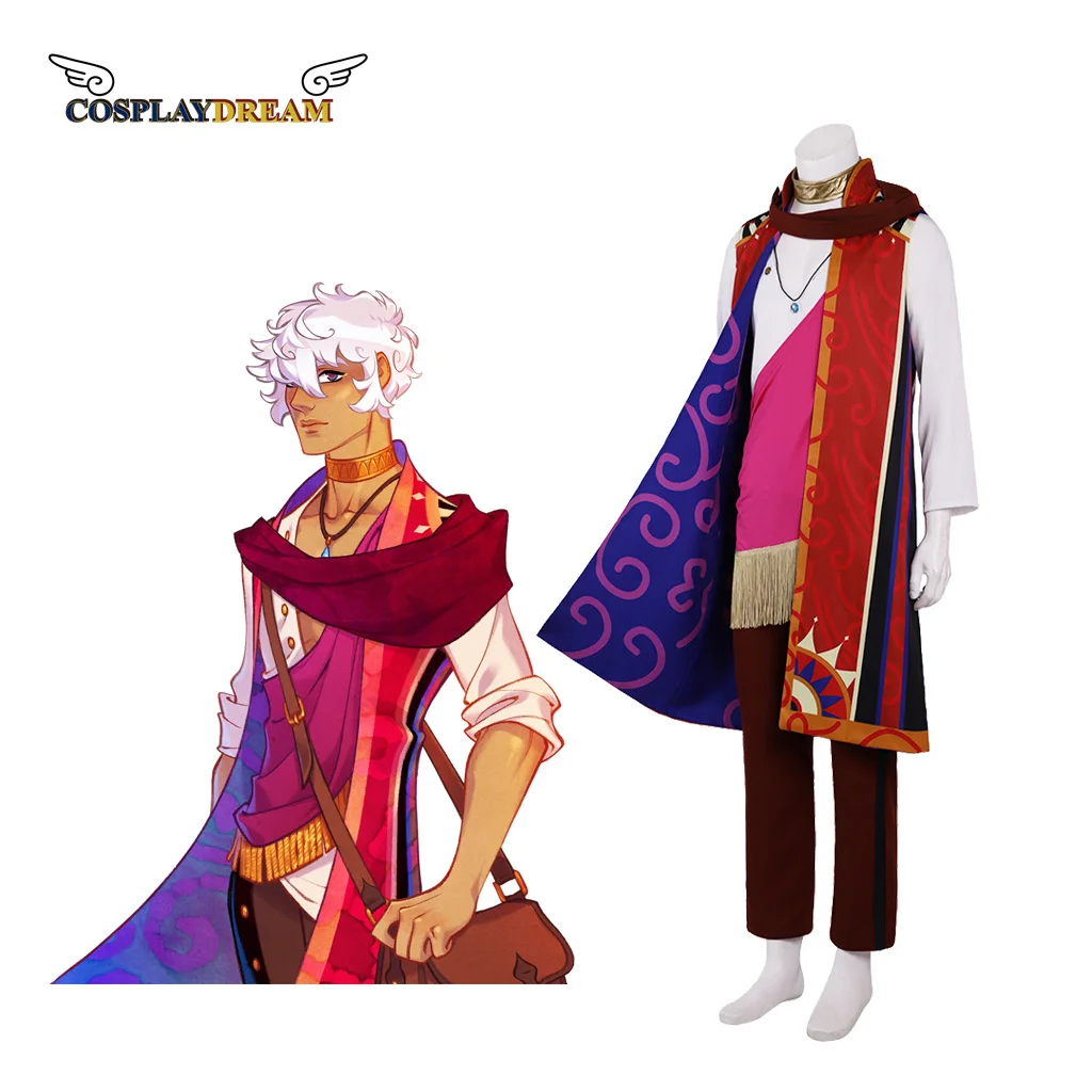 Game The Arcana Asra Cosplay Costume Adult Mens Uniform Top Pants Suit ...