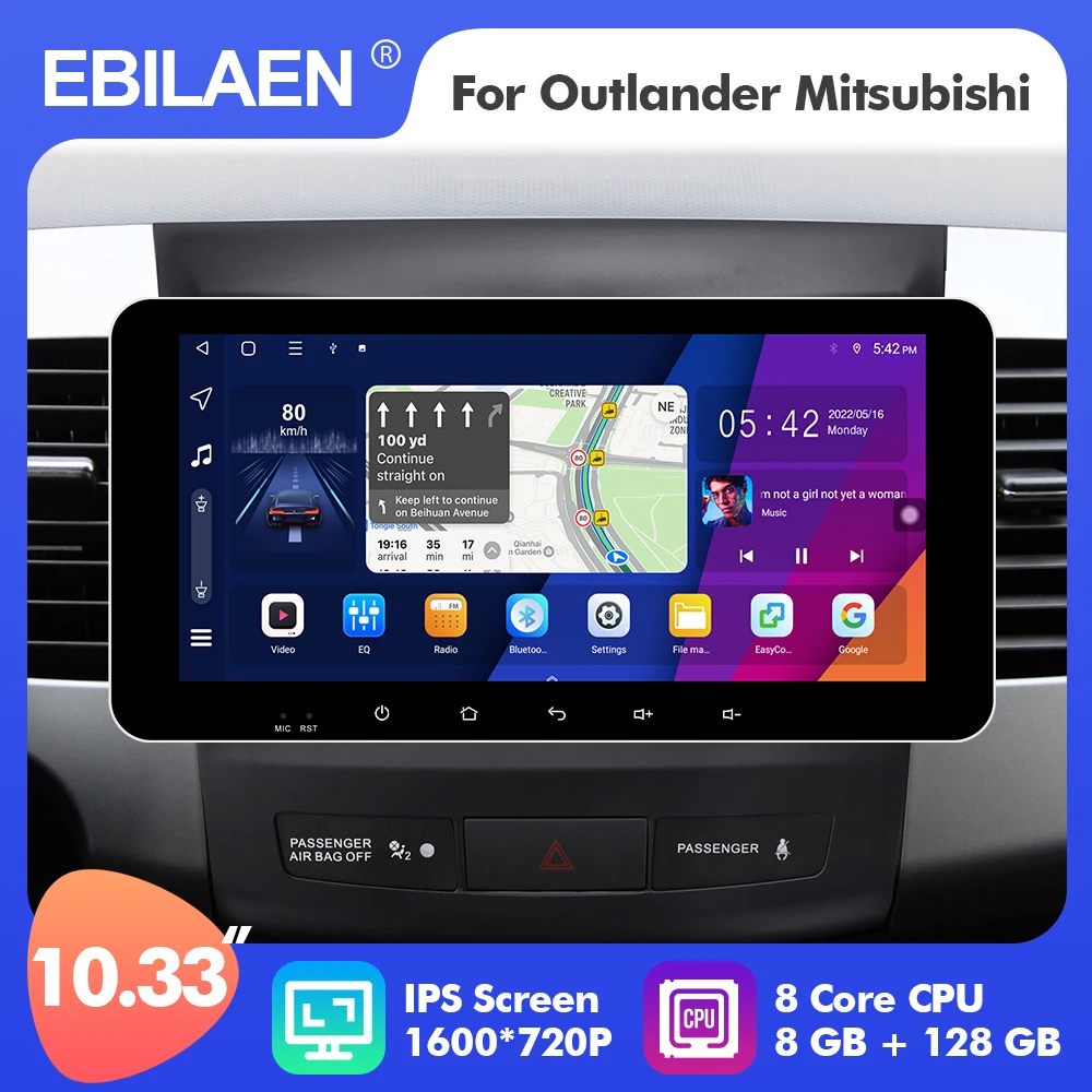 EBILAEN-Android-10-Car-Radio-10-33-polegadas-multim-dia-navega-o-GPS ...
