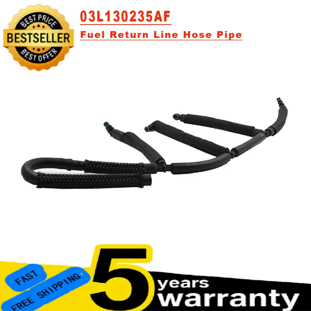 03L130235AF-Car-Fuel-Overflow-Hose-Fuel-Return-Line-Hose-Pipe-Diesel ...