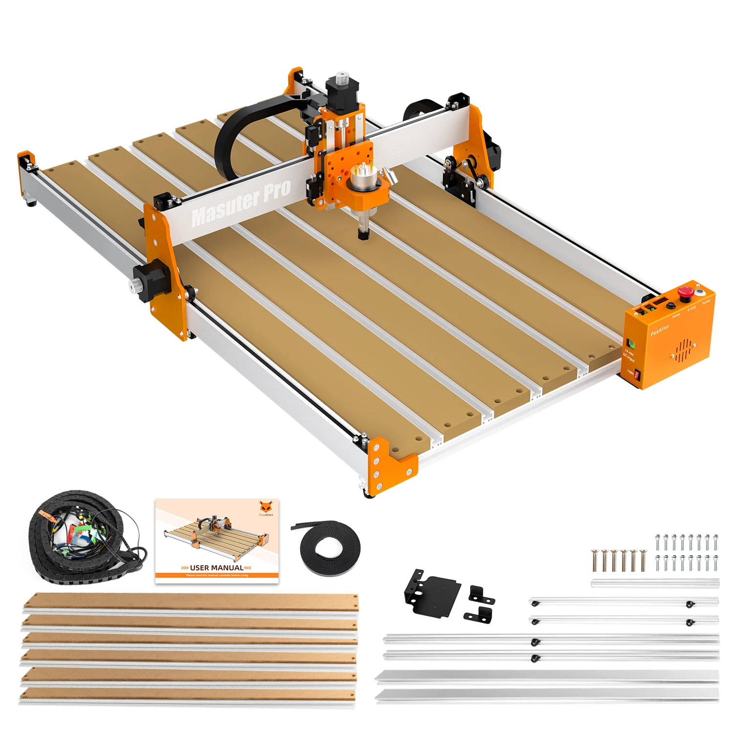 Foxalien Extension Kit 4080 Voor Masuter Pro Cnc Router, alle Aluminium ...