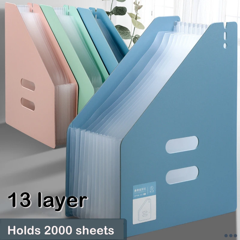 13-Layer-Large-capacity-File-Bag-Standing-Test-Paper-Bag-Insert ...