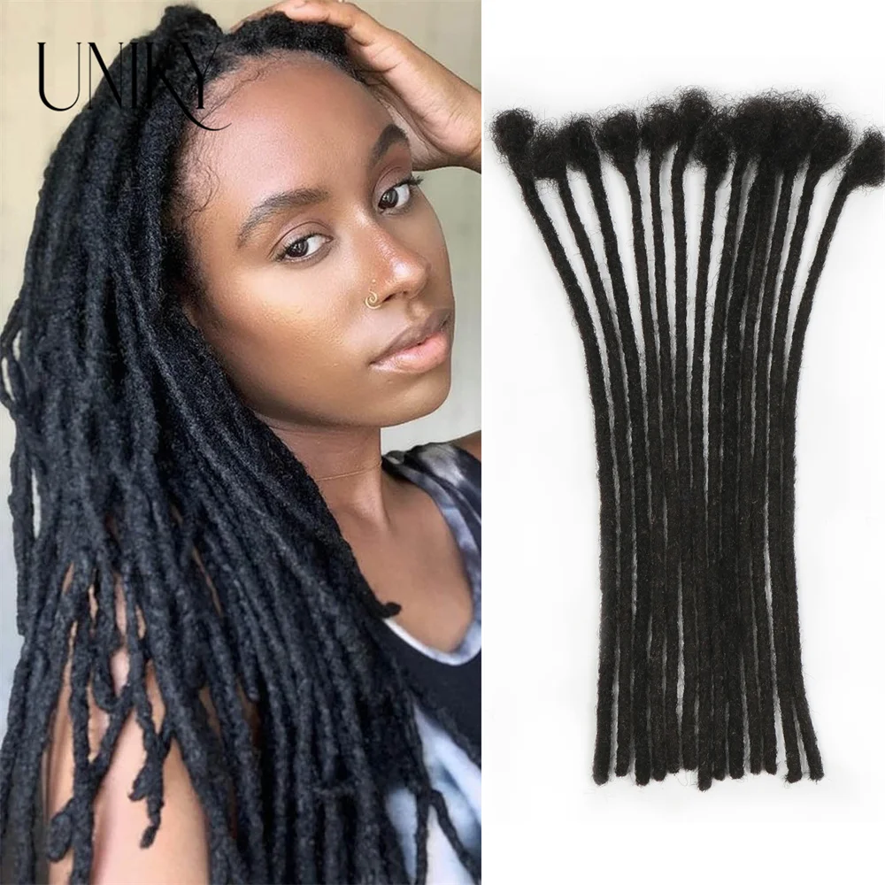 100-Human-Hair-Dreadlocks-Extensions-0-4cm-Width-Thickness-Dreadlocks ...