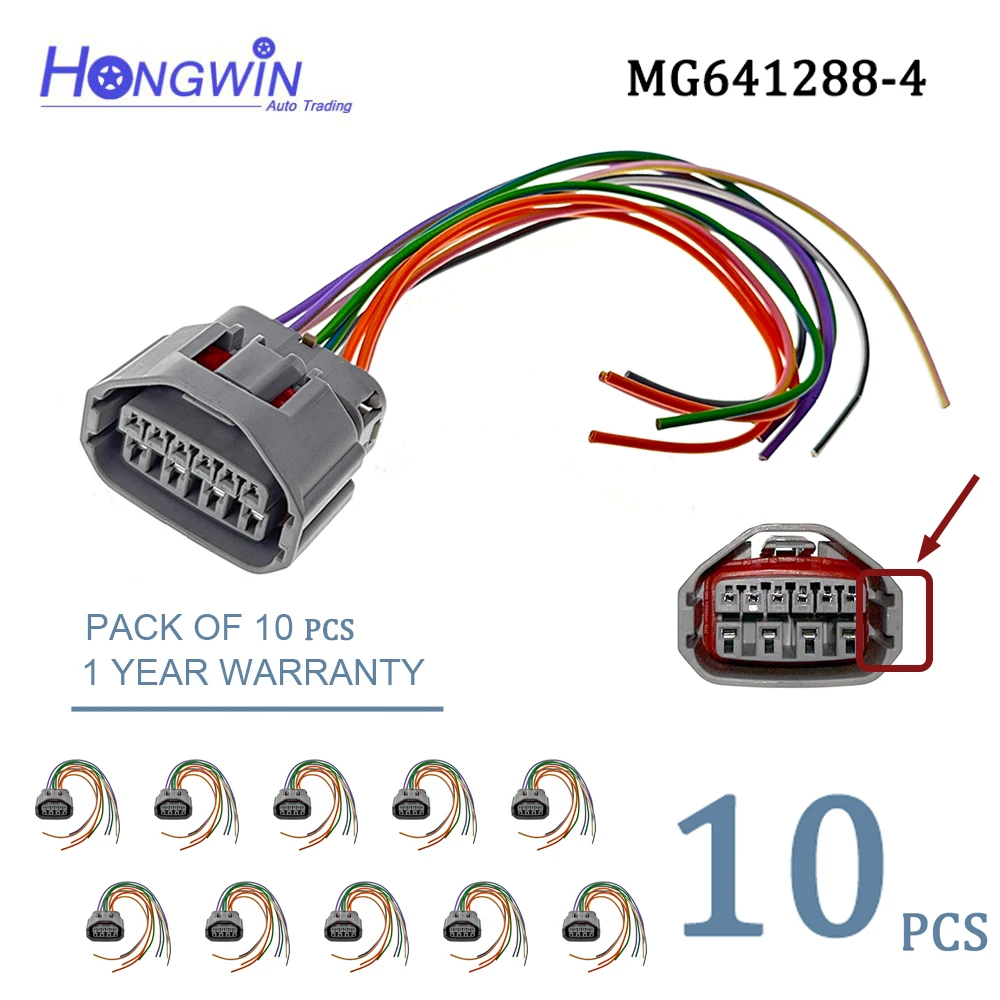 10-Pin-Auto-Gearbox-Connector-Automatic-Shift-Lock-Plug-Harness-Plug ...