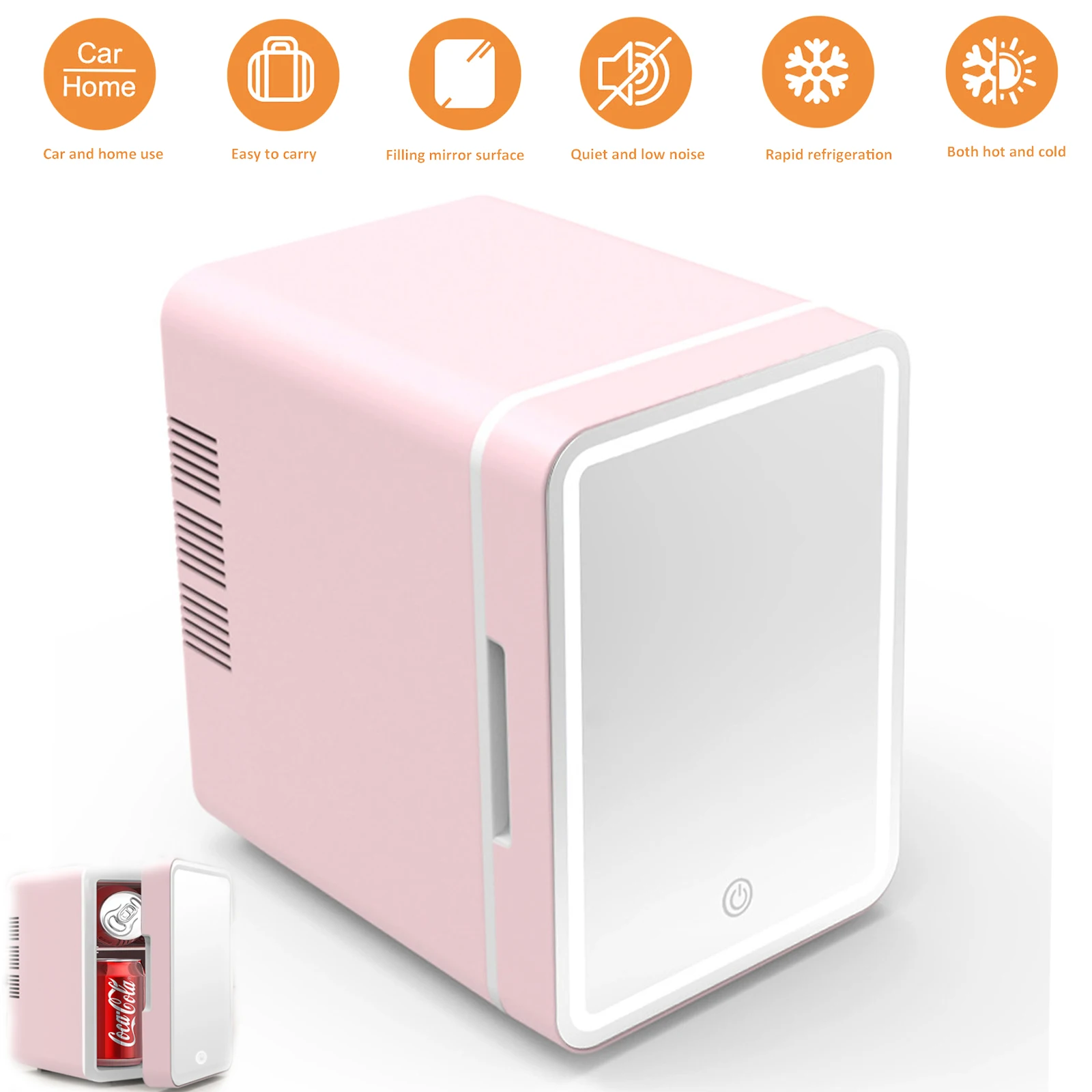 4L-Mini-Mirror-LED-light-Fridge-Car-And-Home-Dual-purpose-AC-DC-Heated ...