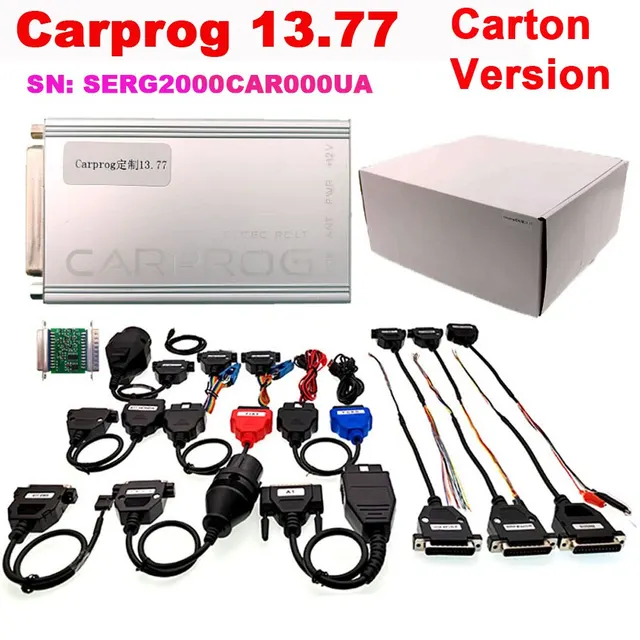 Carprog-adaptador completo SERG2000CAR000UA, Keygen gratuito con caja ...