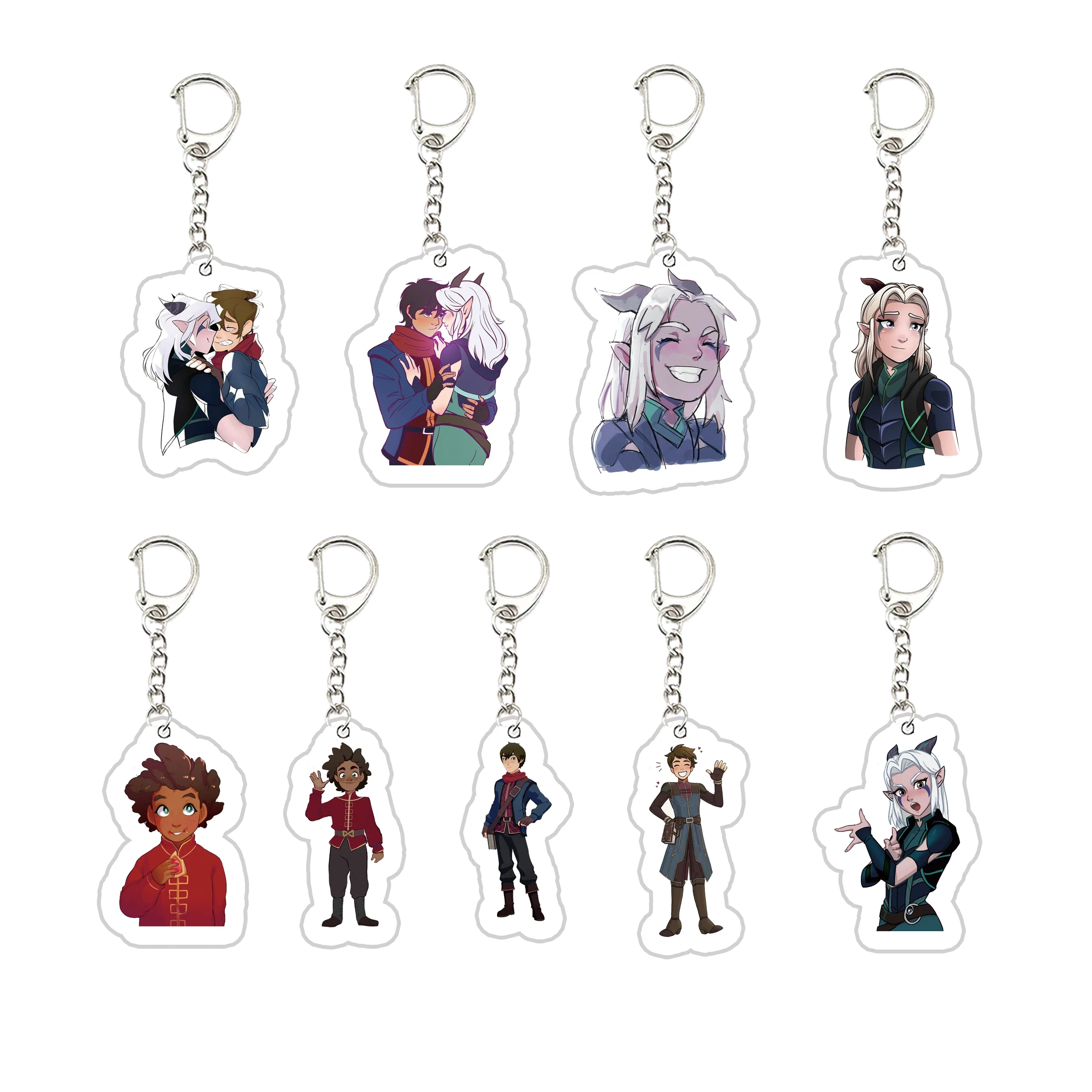 Acrylic-The-Dragon-Prince-Keyring-Key-Chains-Cute-The-Dragon-Prince ...