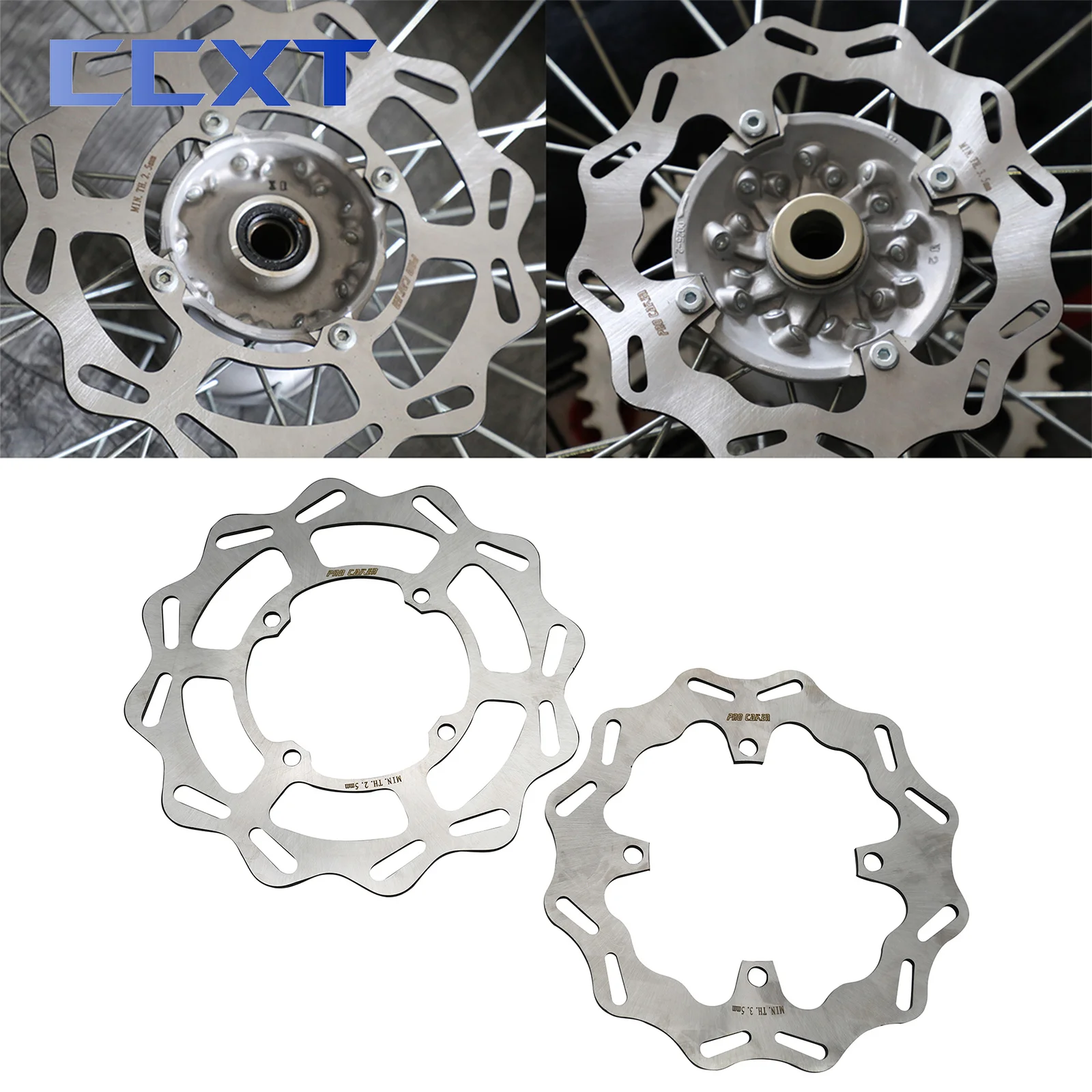 270mm-240mm-Motorcycle-Front-Rear-Brake-Disc-Rotor-Disk-For-Kawasaki ...