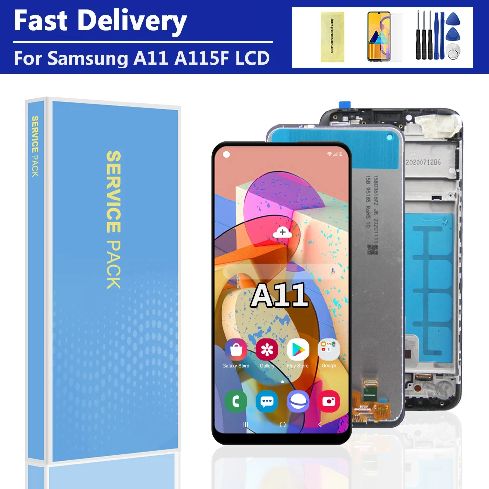 6.4'' For Samsung A11 SM-A115F LCD Display Touch Screen Digitizer ...