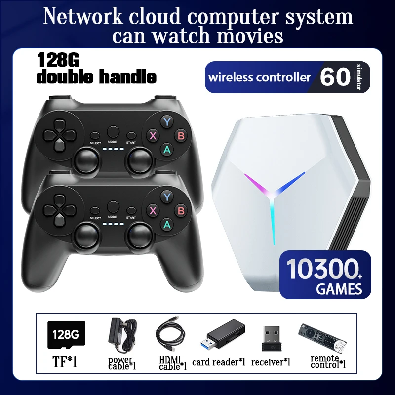 5gwifi 4k-8k Game Console Tv/cloud Computer/game Three Systems Support ...