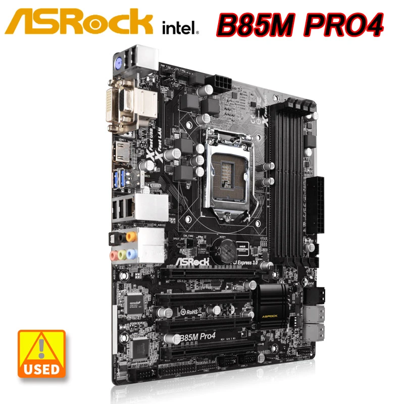 Placa base B85M ASROCK B85M Pro4 DDR3 LGA 1150 32GB DVI SATA III HDMI ...