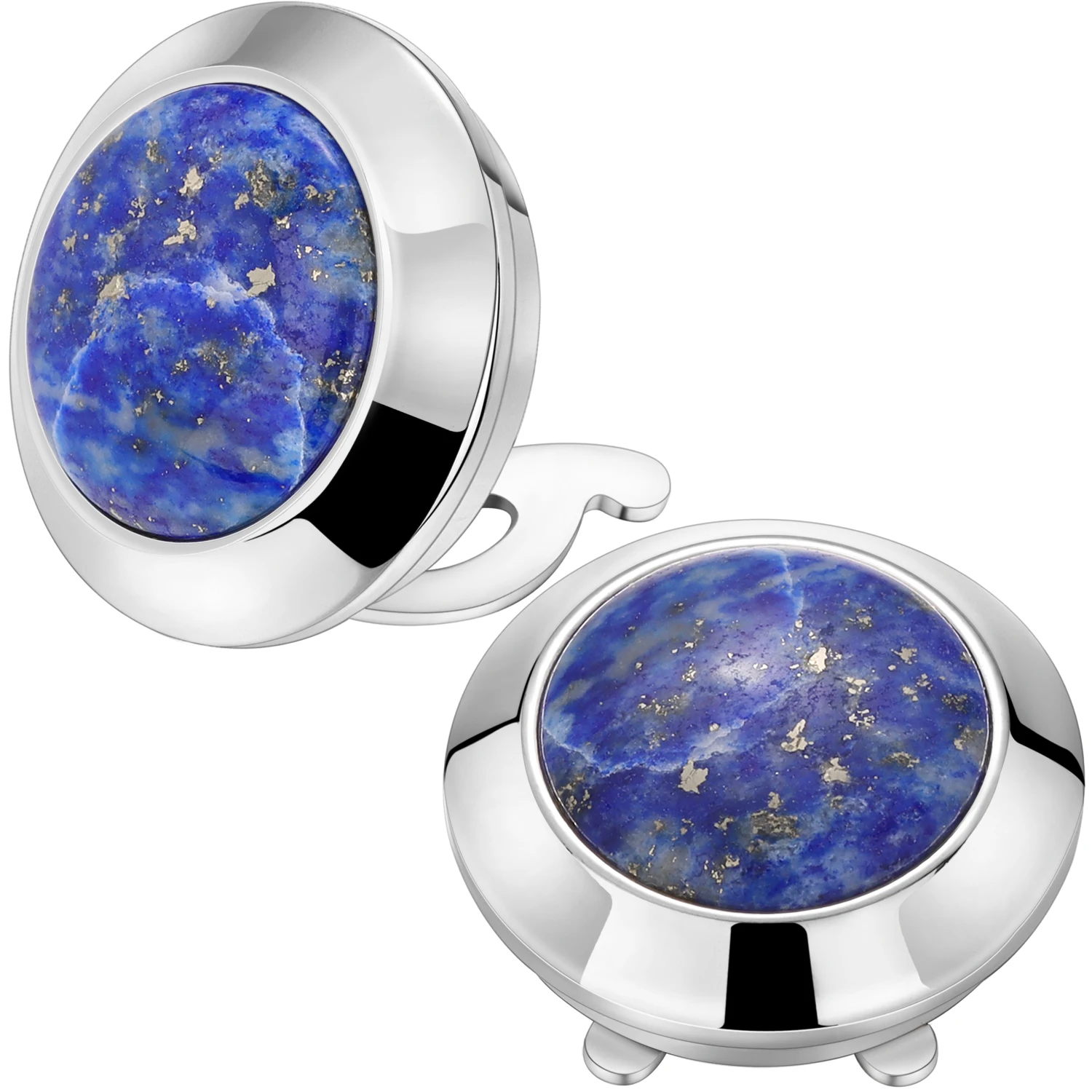 Natural-Stone-Lapis-Lazuli-Button-Covers-for-Men-Gift-Box-Packed-Men ...
