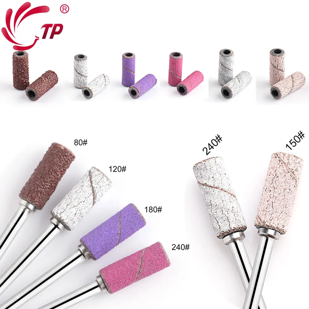 50-60-80pcs-3mm-Mini-Sanding-Bands-for-Nail-Drill-Bits-Mandrel-Electric ...