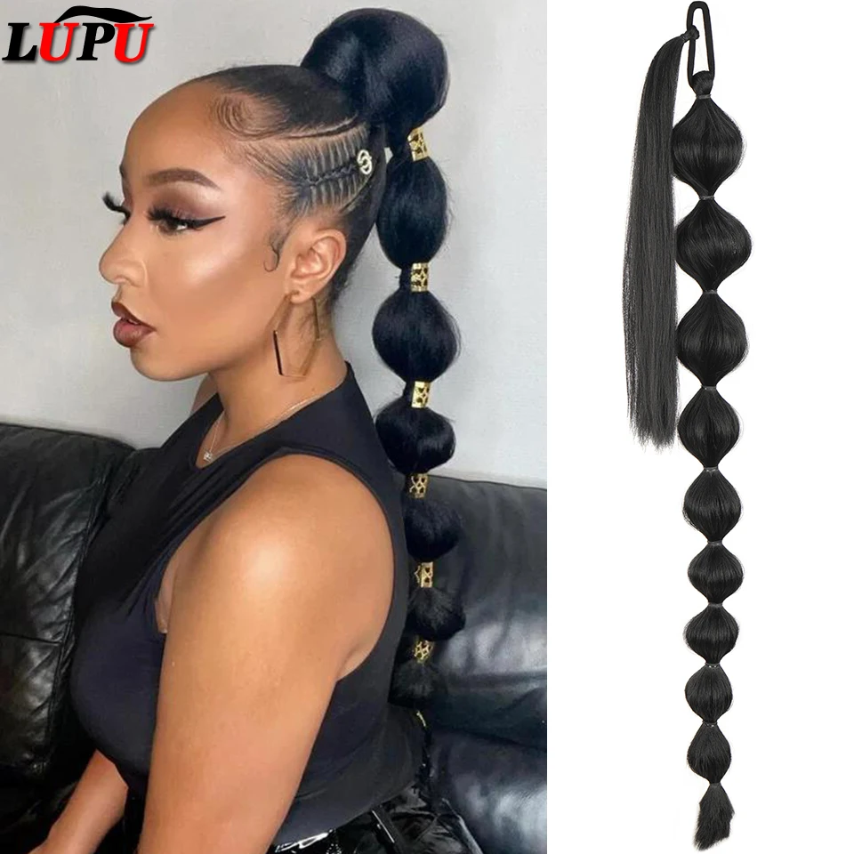 LUPU-Extensions-de-cheveux-synth-tiques-pour-femmes-queue-de-cheval ...