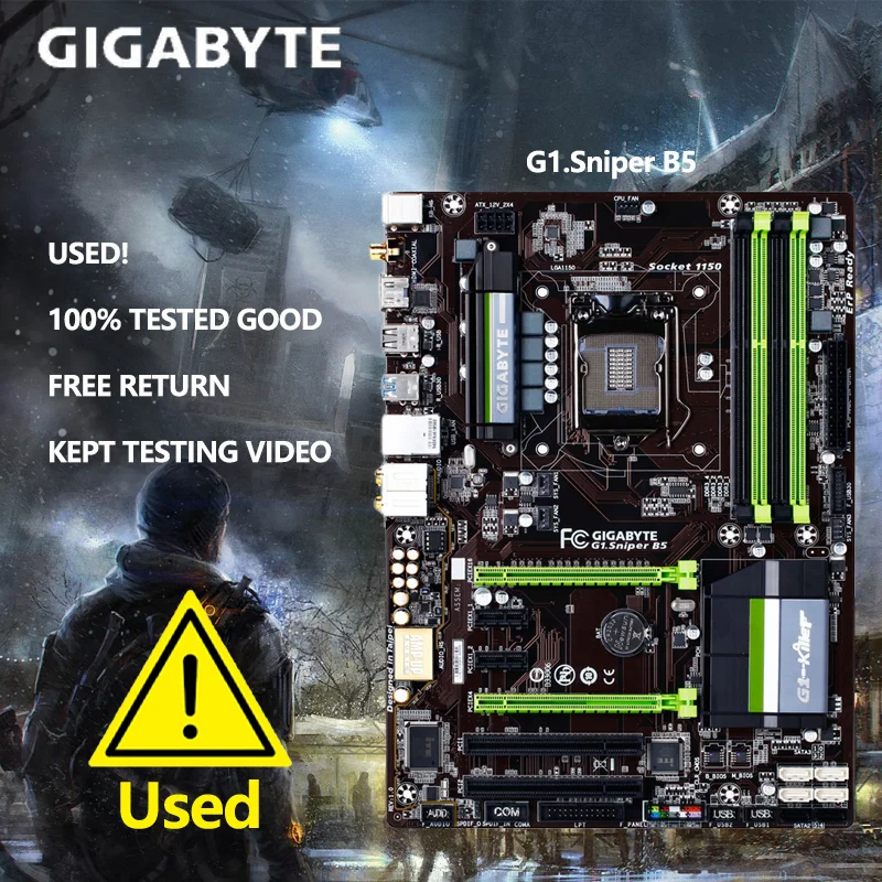 GIGABYTE-Carte-m-re-gaming-G1-sniper-B5-LGA-1150-Intel-B85-HDMI-SATA-6 ...