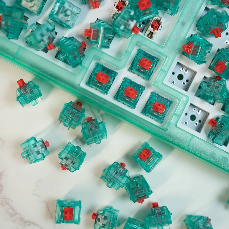 Red-Keyboard-Switches-Custom-Bulbasaur-Color-3-Pin-60g-Linear-Switch ...