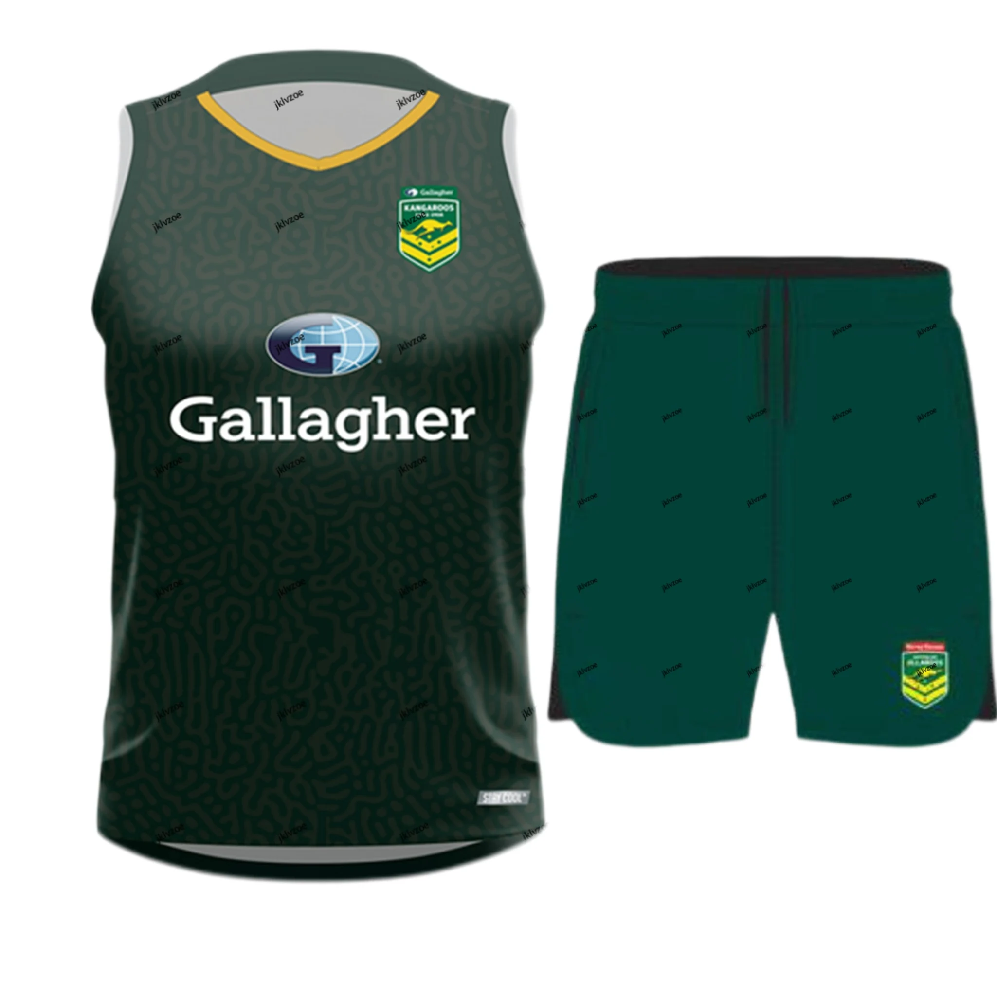 Australian-Rugby-Jersey-Train-Singlet-Team-Kid-T-Shirt-Sport-Men ...