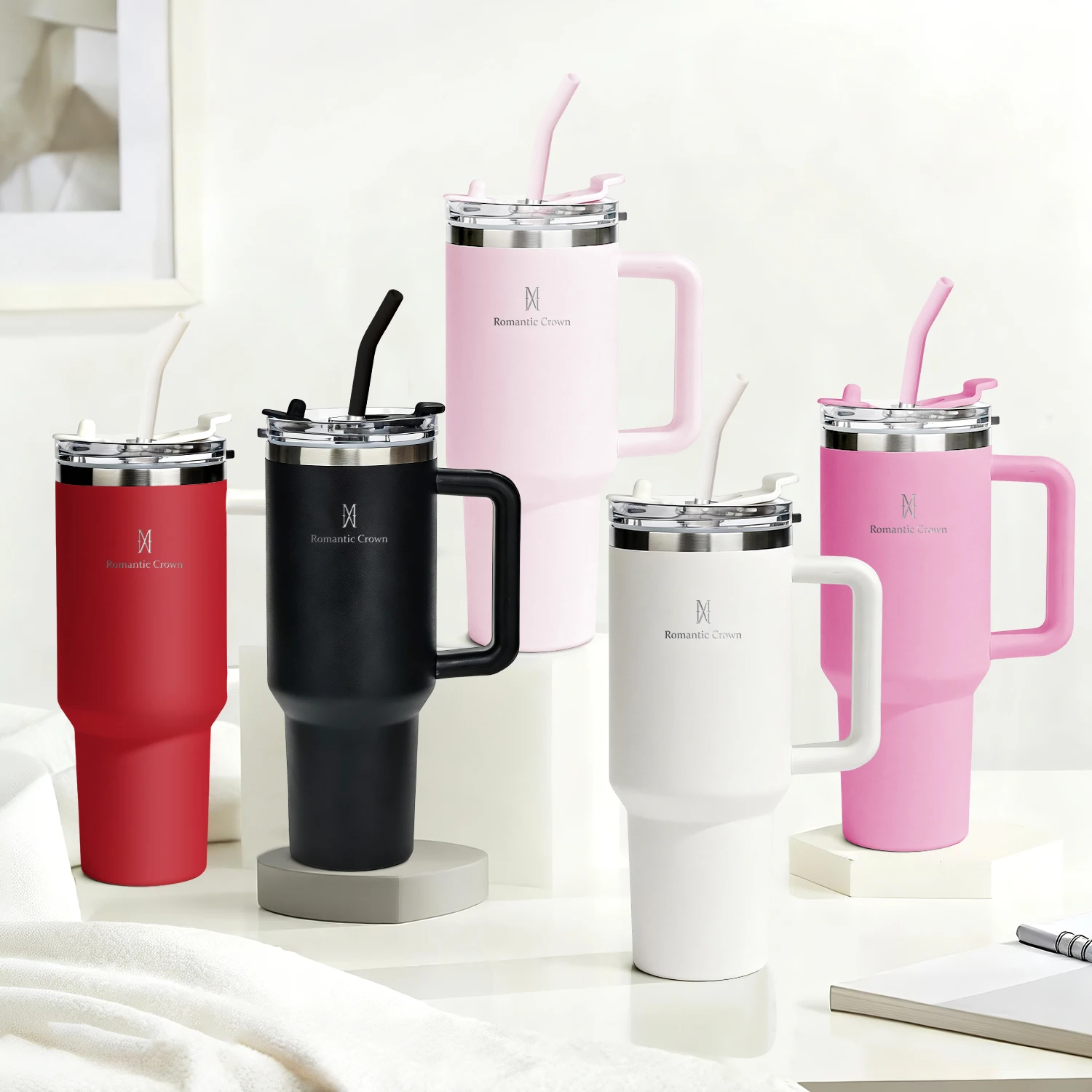 ROMANTIC CROWN Portable Inox Thermal Cup 1200ml/1.2L Stainless Thermal ...
