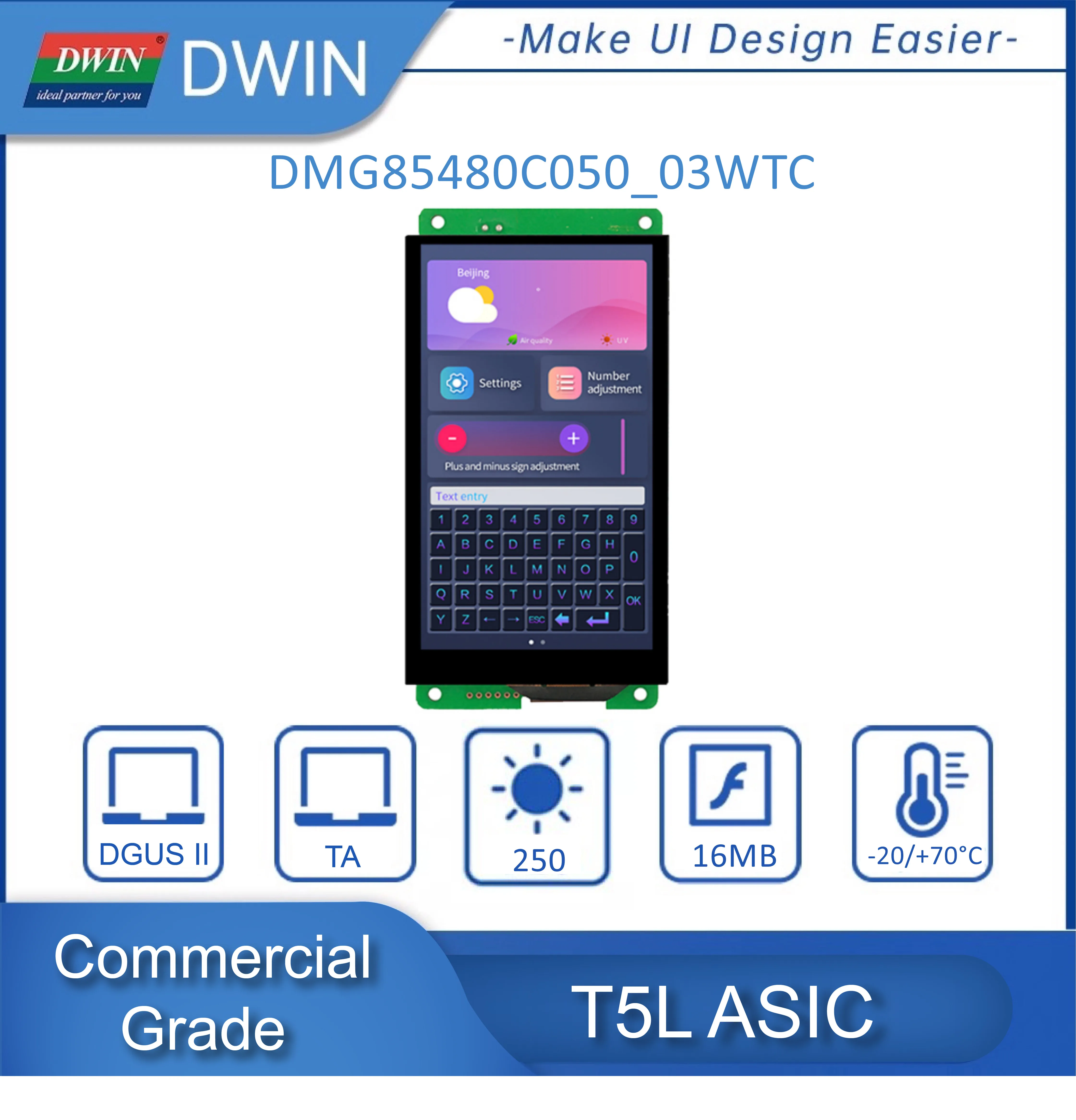 Dwin-5-Inch-Smart-Lcd-Display-IPS-Touch-Panel-Capacitive-Resistive ...