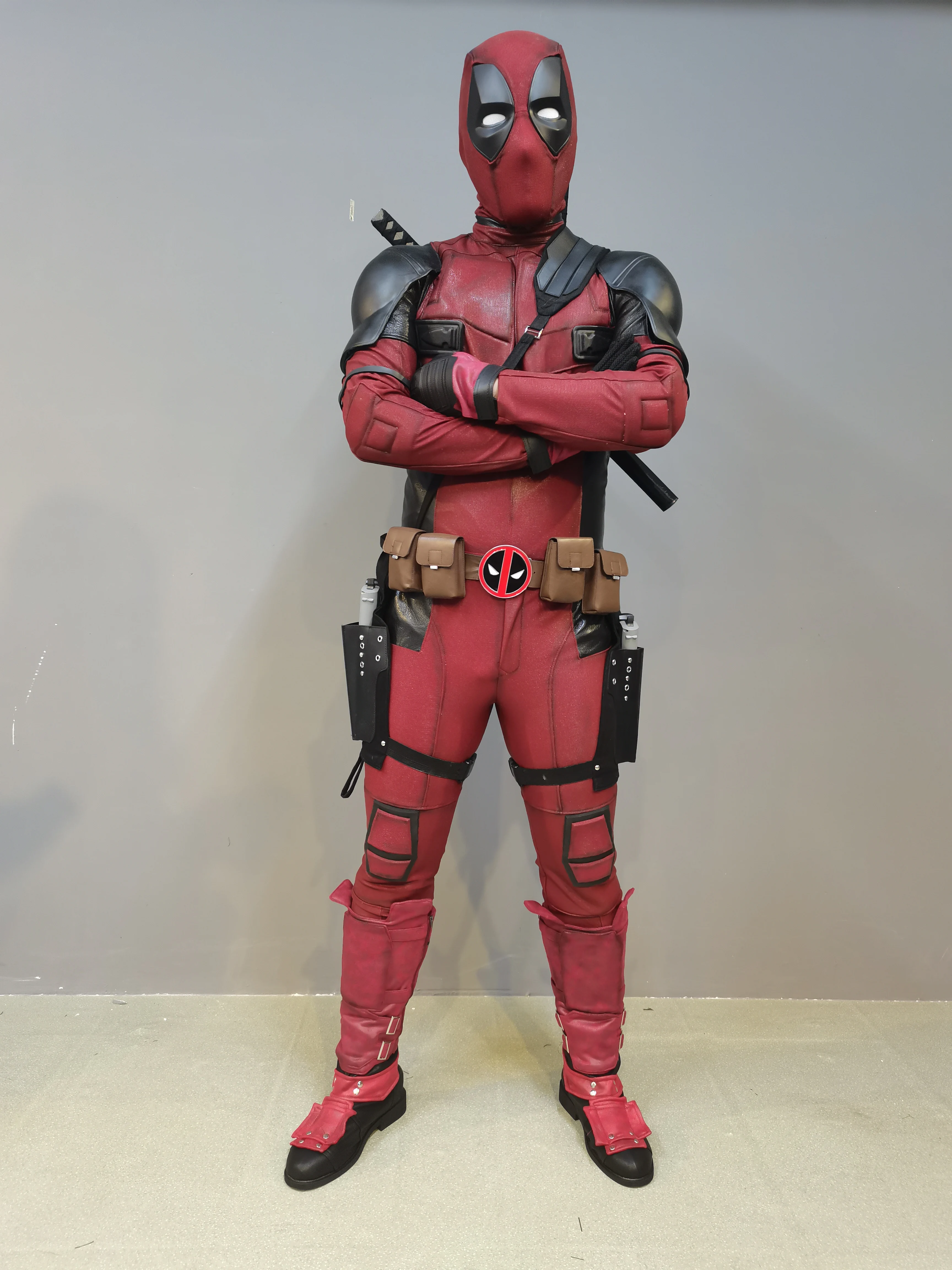 Deadpool-Disfraz elástico de película, traje de Deadpool, preciso y ...