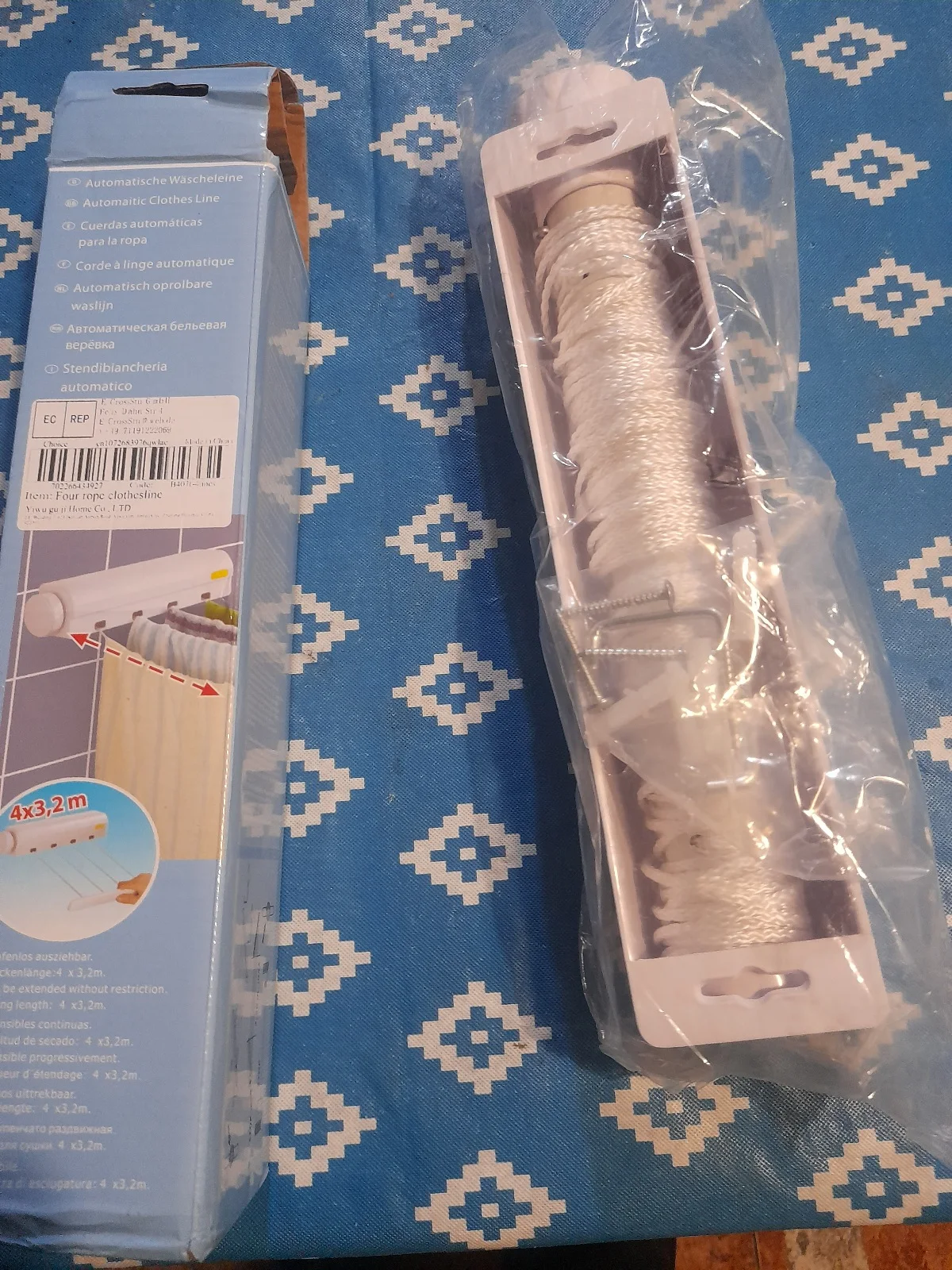 Retractable Indoor Clothesline Drying Hanger Wall Mounted Clothes ...