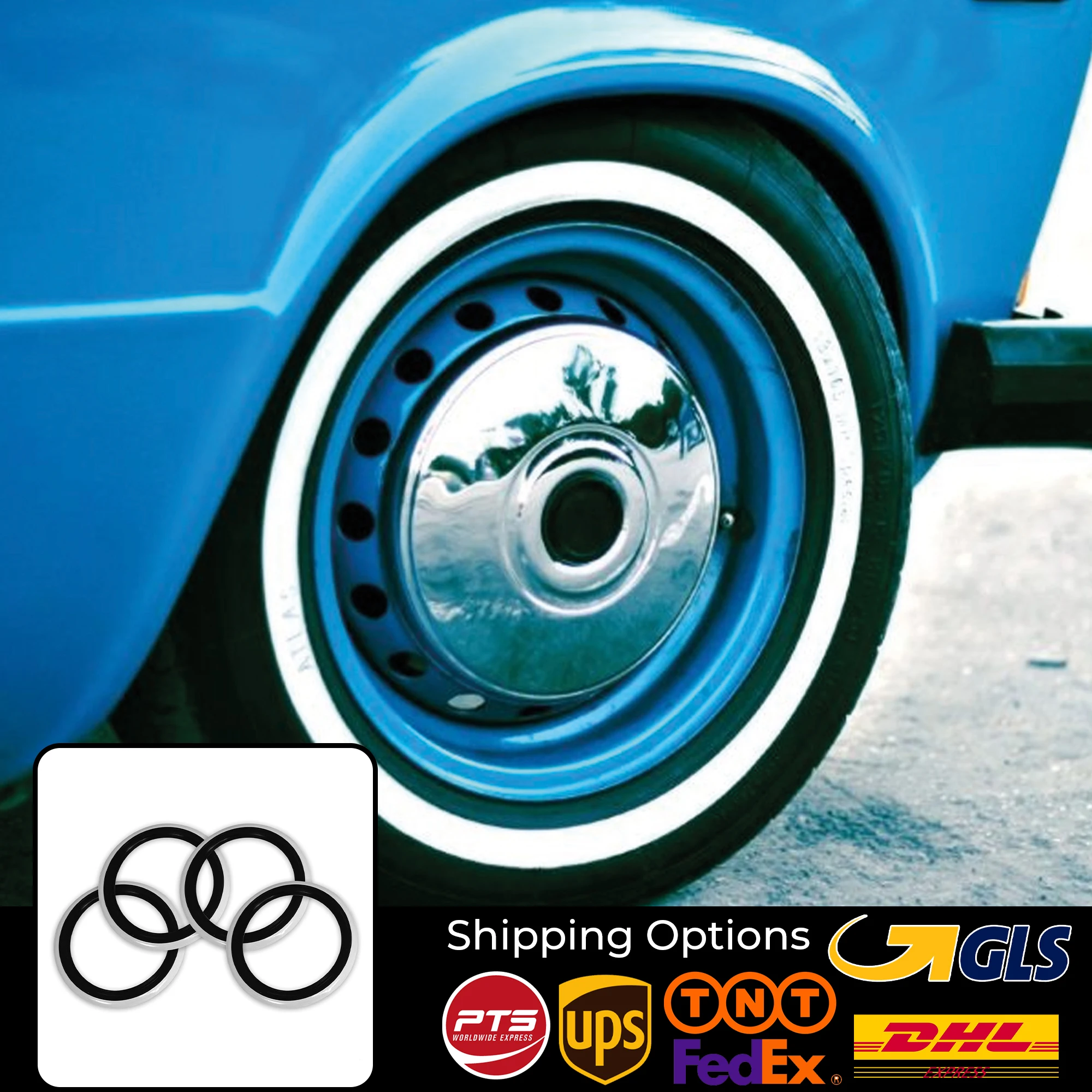 Black-Tire-Sidewall-Portawalls-Insert-Car-Tire-Sides-Accessory-4-Piece ...