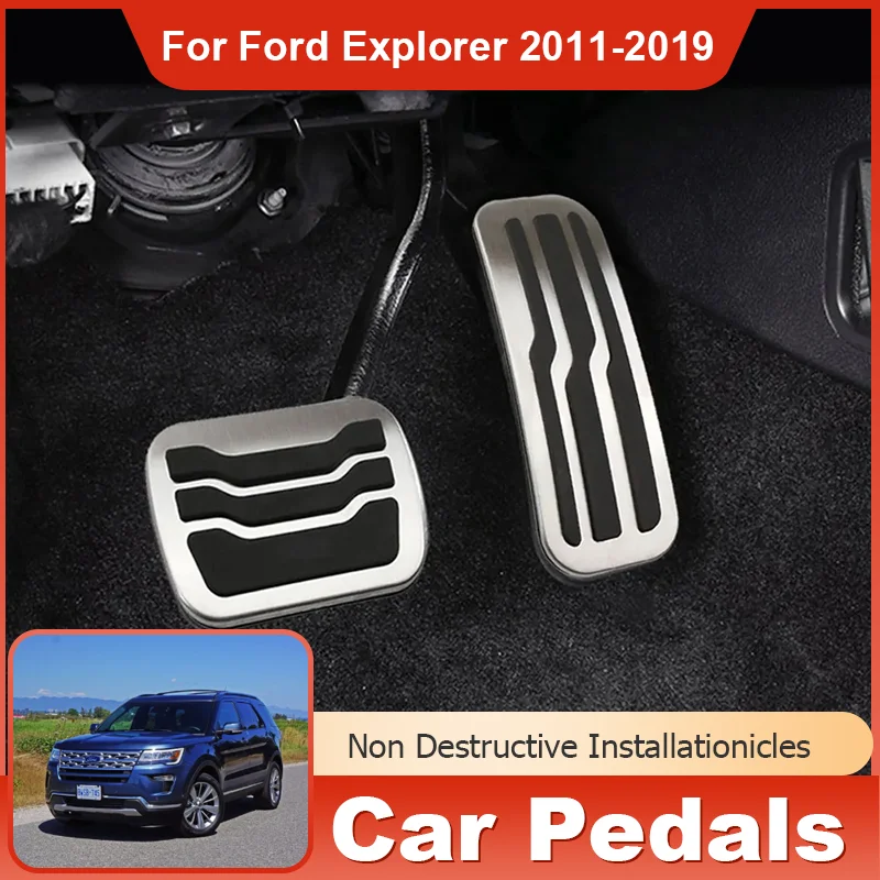 for-Ford-Explorer-U502-MK5-2016-2017-2018-2011-2019-AT-Car-Foot-Pedals ...