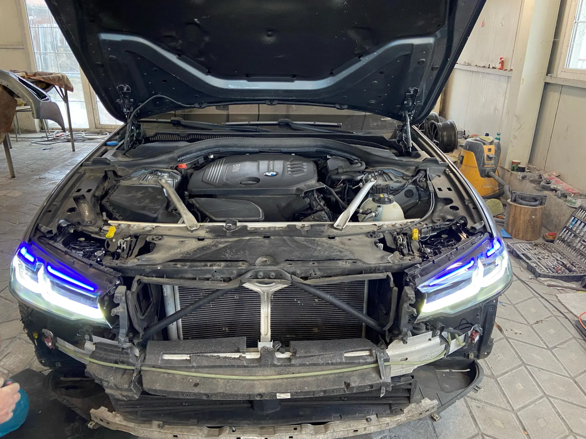 LED light G30 Modified headlight For BMW 5' G30 2018-2022 G38 Laser he