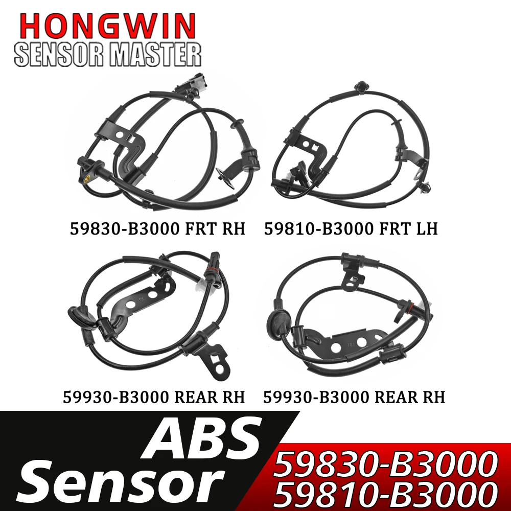 Front-Rear-Right-Left-Wheel-Speed-ABS-Sensor-59810-B3000-59830-B3000 ...