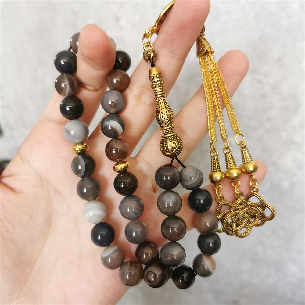 Tasbih-Man-gemstone-agate-Turkish-jewelry-Onyx-misbaha-muslim-bracelet ...