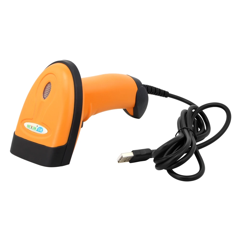 Wireless Laser Barcode Scanner Long Range Cordless Bar Code Reader For ...