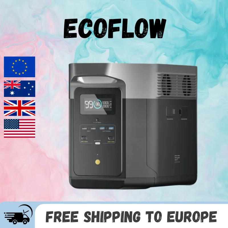 EcoFlow-Batterie-Solaire-Portable-Extensible-Silencieux-ModappendDELTA ...
