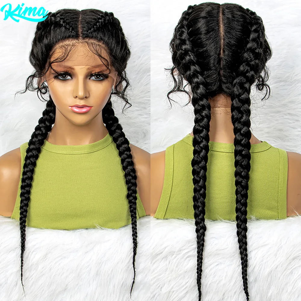 2 French Braids For Black Women