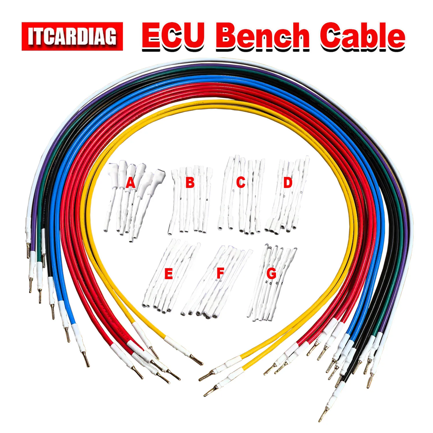 ECU Bench Cable ECU Connect Cable ECU Pin Adapter Cable For KT200II ...