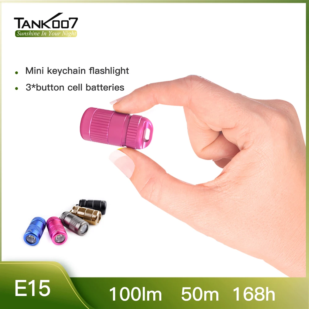 Keychain Flashlight Batteries | Edc Flashlight | Edc Keychain Flashlight - E15 Outdoor - Aliexpress