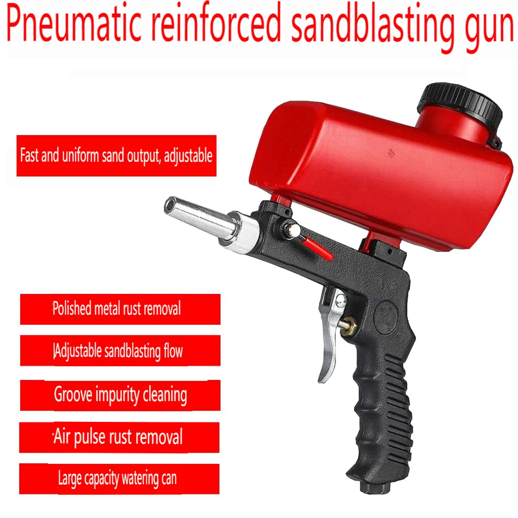 Adjustable Sandblasting Gun 90psi Portable Sand Blaster Sand Blasting ...