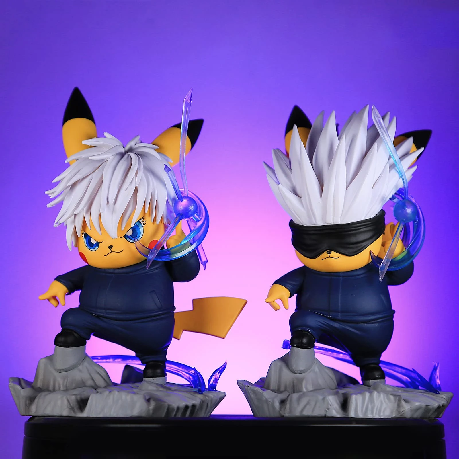 Figuras de acción de Pokémon, Pikachu Kawaii de 6,5 pulgadas, Kaisen ...