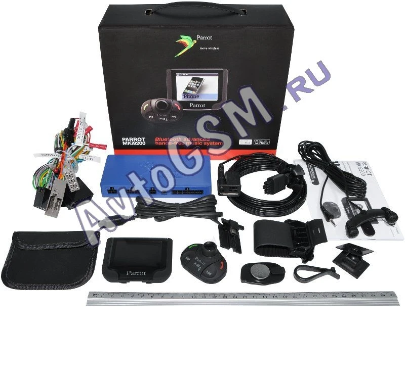 Parrot mki9200 color kit handsfree 2.4 polegada de exibição, suporte a ...