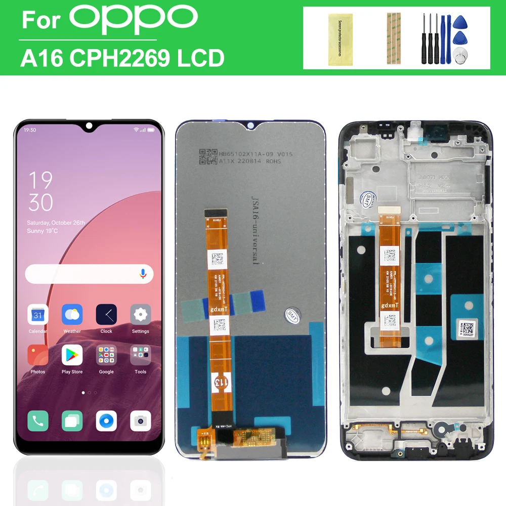 6-53-Original-For-OPPO-A16-CPH2269-LCD-Display-Touch-Screen-Digitizer ...