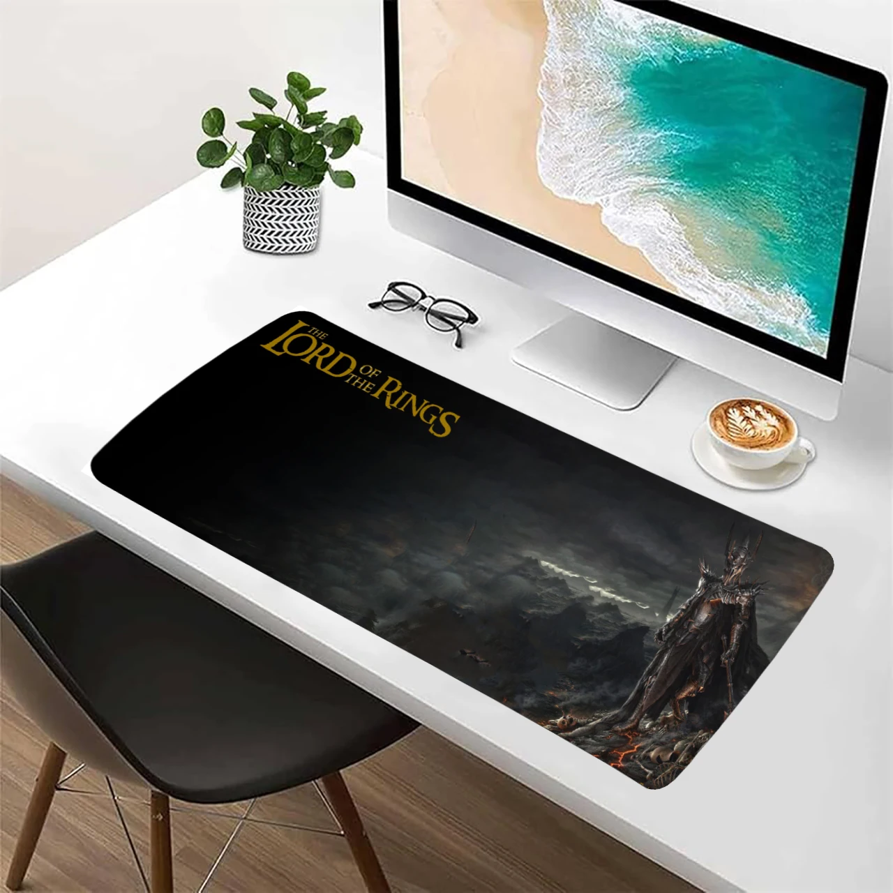 Mouse Pad Gamer Speed Extra Grande 90x40cm Senhor do Anéis - Sauron ...