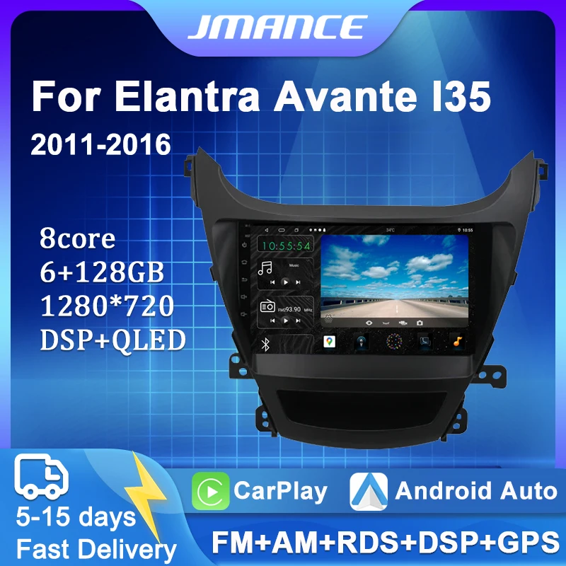 JMACNE-For-Hyundai-Elantra-Avante-I35-2011-2016-Multimedia-Player-2Din ...