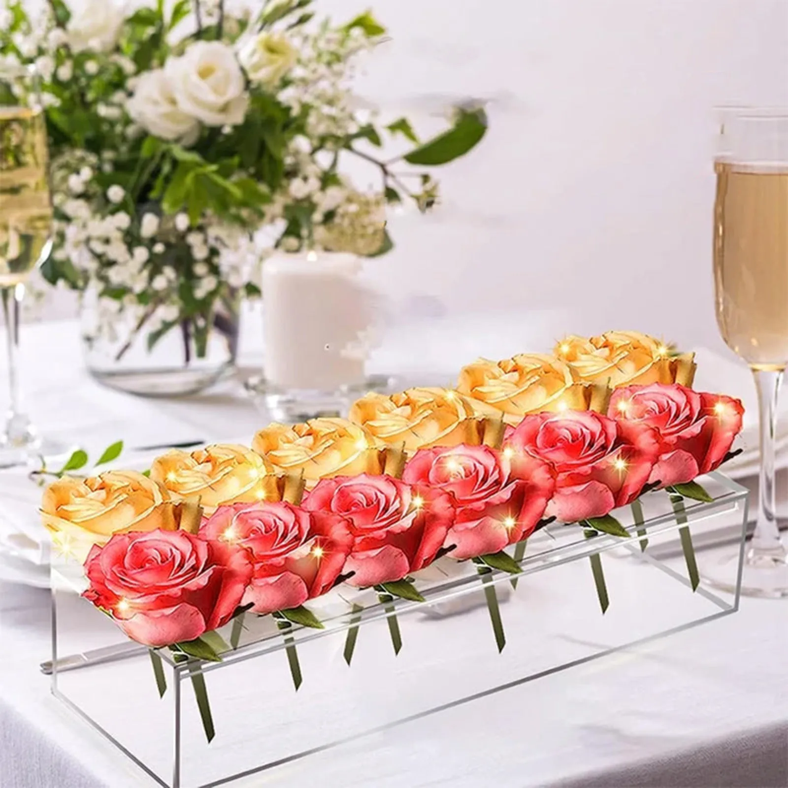 Rectangle Glass Vases