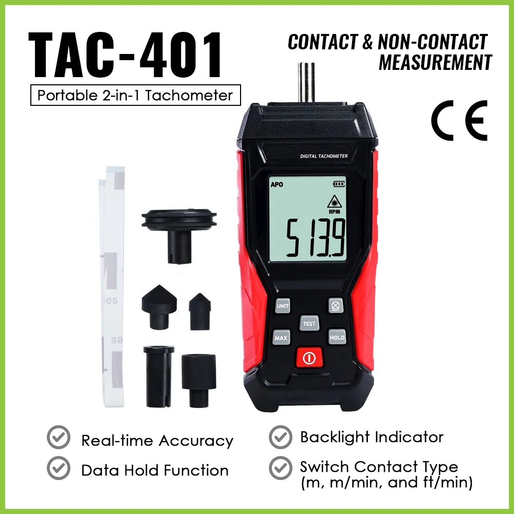 Advanced-2-in-1-Contact-Non-contact-Tachometer-Photo-Laser-Sensor ...