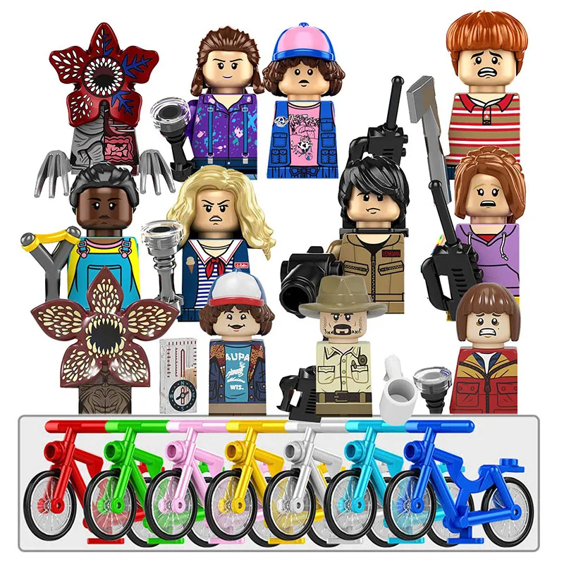 Kf6167 Stranger Things Building Blocks Movies Dolls Cy1001 Anime ...