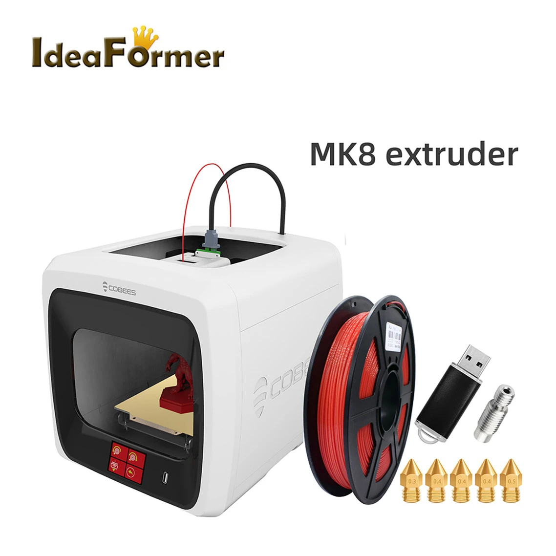 Ideaformer Mini Portable 3d Printer Kids Cobees Fdm Printer Machine ...